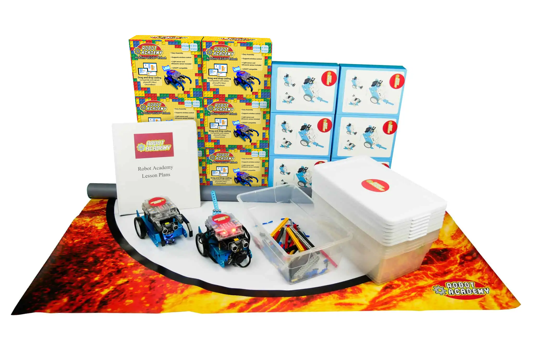 Robots with Lesson Plans for Module A and B (1) | Robot Academy